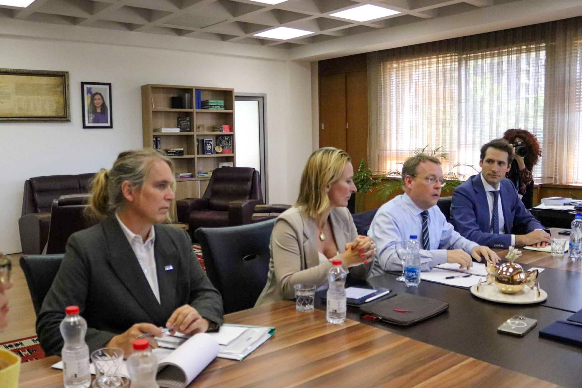 Acting Deputy Minister of Education Arsim Ademi hosted a high-level ...